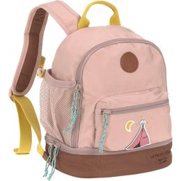 L&auml;ssig Kinderrucksack L&Auml;SSIG "Adventure, Tipi, Mini Backpack", M&auml;dchen, Gr. B/H/T: 25cm x 27cm x 16cm, rosa (adventure tipi), Polyester, Rucks&auml;cke Kinderrucksack, PETA-approved vegan