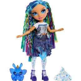 Anziehpuppe RAINBOW HIGH "Rainbow Shimmers with Slime Fashion Doll, Skyler (blue)", blau, Puppen, Kinder, Anziehpuppe
