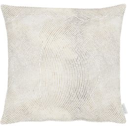 Kissenh&uuml;lle Apelt "5470", beige (natur), B:40cm L:40cm, Mischgewebe, Obermaterial: 75% Polyester, 25% Baumwolle, Kissenbez&uuml;ge, Kissenh&uuml;lle