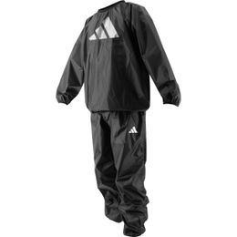 Schwitzanzug adidas Performance "Sauna Suit" Gr. XXL, schwarz, Sportanz&uuml;ge, Damen, XXL, Obermaterial: 100% Nylon, Schwitzanzug