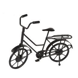 Wanddekoobjekt AMBIENTE HAUS "Deko Fahrrad - schwarz 27cm", schwarz, B:27cm H:20cm T:8cm, Eisen, Wanddekoobjekte, Wanddekoobjekt