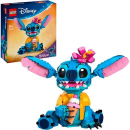 Konstruktionsspielsteine Lego "Stitch (43249), Lego Disney Classic", bunt, Spielbausteine, Kinder, Kunststoff, Konstruktionsspielsteine, Made in Europe, Topseller