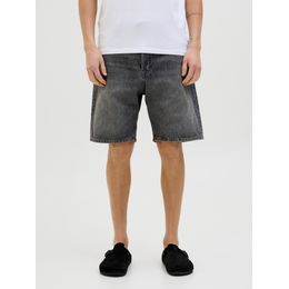 Jack & Jones Relaxshorts JACK & JONES "JJITONY JJORIGINAL SHORTS SBD 210 SN", Herren, Gr. S, N-Gr, blau (schwarz denim pack:sbd 444), Web, Obermaterial: 100% Baumwolle, unifarben, relaxed fit kniefrei, Hosen Relaxshorts, im Five-Pocket Style