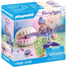 Konstruktions-Spielset Playmobil "Meerjungfrau mit Perlmuschel (71502), Princess Magic", bunt, Spielbausteine, Kinder, Kunststoff, Konstruktions-Spielset, Made in Europe