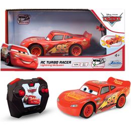RC-Auto DICKIE TOYS "RC Cars 3 Lightning McQueen Turbo Racer, 2,4GHz", rot, Fernlenkfahrzeuge, Kinder, Kunststoff, RC-Auto