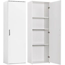 Mehrzweckschrank Procontour "Schrank Clara TOPSELLER", wei&szlig;, B:50cm H:167cm T:34cm, Schr&auml;nke, Mehrzweckschrank, H&ouml;he 167cm mit variabel verstellbaren Einlegeb&ouml;den, Topseller