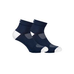Kurzsocken Champion "Socken Y0BGL X2 ANKLE SOCKS 2er Pack", Damen, Gr. 35-38, blau (marine), Obermaterial: 97% Polyamid PA. 3% Elasthan EL., Socken Kurzsocken