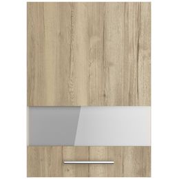 H&auml;ngeschrank Optifit "Klara", braun (wildeiche), B:50cm H:70,4cm T:34,9cm, Holzwerkstoff, Schr&auml;nke, H&auml;ngeschrank, Breite 50 cm