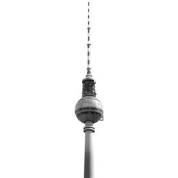 Vliestapete Komar "Digitaldruck Vlies - Fernsehturm - Gr&ouml;&szlig;e 50 x 250 cm", bunt, B:50m L:250m, Vlies, Tapeten, Vliestapete, Wohnzimmer, Schlafzimmer