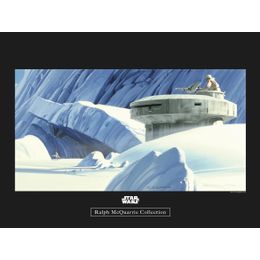 Bild Komar "Star Wars Classic RMQ Hoth Echo Base", bunt (farbe bild(er): bunt), B:40cm H:30cm, Holz, Papier, Bilder, Bild, Wandbild zur Dekoration im Kinderzimmer - ohne Rahmen
