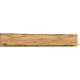Wandboard Home Affaire "Aosta, Breite 140 cm, in verschiedenen Farabausf&uuml;hrungen", wei&szlig; (wotan eiche, wei&szlig;), B:140cm H:20cm T:15cm, Holzwerkstoff, Regale, Wandboard, 1 Ablageboden, Wohnzimmer, Regal, Wandregal, Ablageboard, Topseller