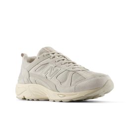 Sneaker New Balance "878", Herren, Gr. 45, timber wolf, Leder, Synthetik, Textil, Schuhe Sneaker