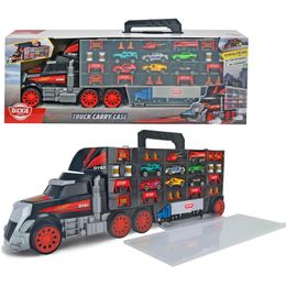 Spielzeug-LKW DICKIE TOYS "Truck Carry Case", bunt, Spielzeugfahrzeuge, KinderT:62cm, Kunststoff, Spielzeug-LKW, T:62cm