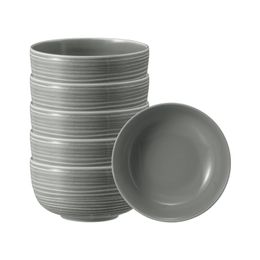 Schale Seltmann Weiden "Foodbowl Terra &oslash; 17,7 cm 6er Set", grau (perlgrau), L:17,7cm, Sch&uuml;sseln, Schale