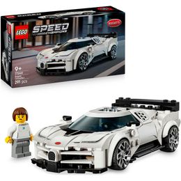 Konstruktionsspielsteine Lego "Bugatti Centodieci Hypersportwagen (77240), Lego Speed Champions", bunt, Spielbausteine, Kinder, Kunststoff, Konstruktionsspielsteine, Made in Europe, Topseller