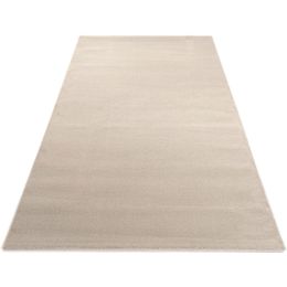 Teppich OCI DIE TEPPICHMARKE "Louvre Melange", beige, B:120cm H:13mm L:170cm, Kunstfaser, Teppiche, Teppich, Fris&eacute; Kurzflor, robust, Wohnzimmer