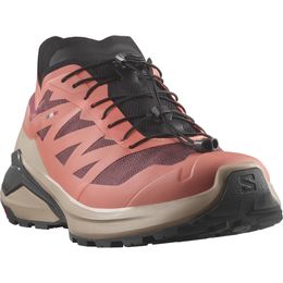 Laufschuh Salomon "XA META MADE IN FRANCE W", Damen, Gr. 42,5, schwarz (fusion coral, oxford tan, schwarz), Synthetik, Textil, Schuhe Laufschuh, Topseller