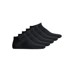 Jack & Jones Sneakersocken JACK & JONES "Socken JACDONGO SOCKS 5 PACK 5er Pack", Herren, Gr. 40-46, schwarz, Obermaterial: 72% Baumwolle CO. 26% Polyester PES. 2% Elasthan EL., Socken Sneakersocken