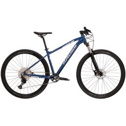 Mountainbike KROSS "KROSS MTB Hardtail Level 5.0 29" blau 11 G&auml;nge" Gr. 51, blau (blau, schwarz), Fahrr&auml;der, Herren, 51cm, 29 Zoll (73,66cm) hinten: 29 Zoll (73,66cm), Mountainbike