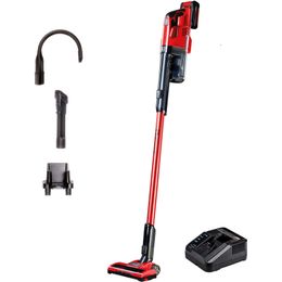 Einhell Akku-Stielstaubsauger "&raquo;TE-SV 18 Li&laquo; (1x4,0Ah)", schwarz (rot, schwarz), B:10,8cm H:6,4cm T:15,2cm, Akkusauger, mit Akku, Akku-Stielstaubsauger