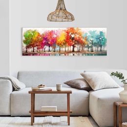Wandbild Reinders "Colour Forest", bunt (farbe bild(er): bunt), B:52cm H:156cm T:3cm, MDF, Bilder, Wandbild