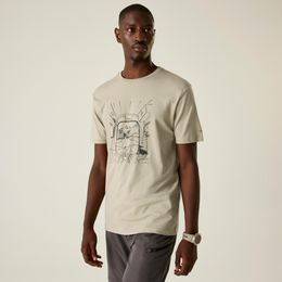 Dare2b Movement III Herren T-Shirt beige L - Herrenshirts, -hemden & -pullover von Dare 2b