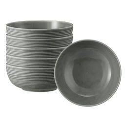 Schale Seltmann Weiden "Foodbowl Terra &oslash; 20,4 cm 6er Set", grau (perlgrau), L:20,4cm, Sch&uuml;sseln, Schale