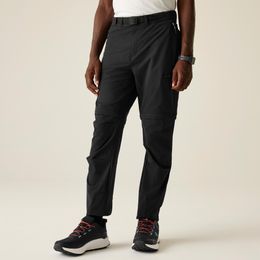 Dare2b Tuned In Pro II Herren Zip-Off Wanderhose schwarz 56 - Herrenhosen & -shorts von Dare 2b