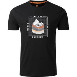 Dare2b Movement III Herren T-Shirt schwarz S - Herrenshirts, -hemden & -pullover von Dare 2b