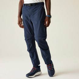 Dare2b Tuned In Pro II Herren Zip-Off Wanderhose dunkelblau 58 - Herrenhosen & -shorts von Dare 2b