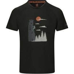 Dare2b Tech II Herren T-Shirt schwarz M - Herrenshirts, -hemden & -pullover von Dare 2b