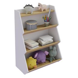Standregal Vcm "Holz Kinderregal B&uuml;cherregal Kinder Regal Italu", braun (wei&szlig;, honig, eiche), Regale, Standregal