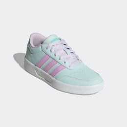 Sneaker adidas Sportswear "BREAKNET 3.0 KIDS", Damen, Gr. 38, lila (halo mint, bliss lila, mint ton), Synthetik, Schuhe Sneaker, f&uuml;r Kinder & Jugendliche