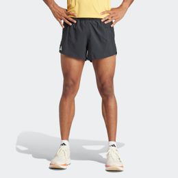 Laufshorts adidas Performance "ADIZERO E SHORT", Herren, Gr. 3XL, N-Gr, schwarz (schwarz, normal, gr.), Obermaterial: 100% Polyester, Hosen Laufshorts