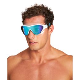 Schwimmbrille arena "THE ONE MASK MIRROR", wei&szlig; (blau, wei&szlig;, b), Sportbrillen, Schwimmbrille