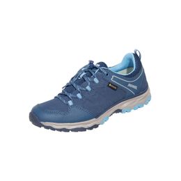 Wanderschuh Meindl "Meindl Ontario Junior GORE-TEX", Jungen, Gr. 29, Normalschaft, blau, Veloursleder, Schuhe Wanderschuh, GORE-TEX &ndash; Winddicht, wasserdicht und atmungsaktiv