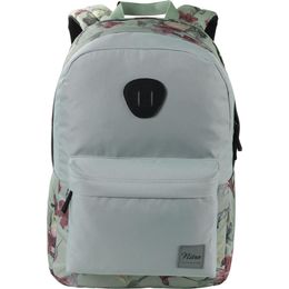 Freizeitrucksack Nitro "Urban Plus", Jungen, Gr. B/H/T: 31cm x 46cm x 17cm, gr&uuml;n (dead flower), Nylon, Polyester, Polyethylen, Rucks&auml;cke Freizeitrucksack, Daypack, Streetpack im Retro-Look, Alltagsrucksack, Schulrucksack