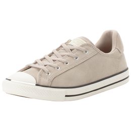 Sneaker Converse "CHUCK TAYLOR ALL STAR DAINTY SUEDE", Herren, Gr. 38,5, papyrus, egret, papyrus, Leder, Schuhe Sneaker, Topseller