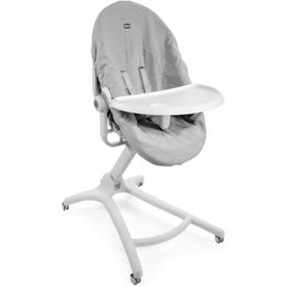 Hochstuhltablett Chicco "Mahlzeitset", grau (grau, wei&szlig;), B:60cm L:85cm, Kunststoff, Tabletts, Hochstuhltablett, f&uuml;r Baby Hug 4 in 1