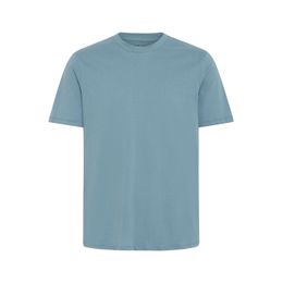 Rundhalsshirt Blend "Rundhalsshirt BHVAGO", Herren, Gr. L, blau (copen blau), Obermaterial: 100% Baumwolle CO., Shirts Rundhalsshirt