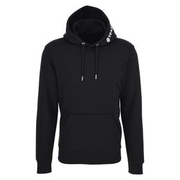 Kapuzenpullover YEAZ "Hoodie Ink Black (unisex) CUSHY", Damen, Gr. XS, schwarz, Obermaterial: 85% Baumwolle CO. 15% Polyester PES., Pullover Kapuzenpullover