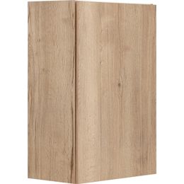 H&auml;ngeschrank Optifit "Roth", braun (wildeichefarben, wildeichefarben), B:60cm H:89,6cm T:34,6cm, Schr&auml;nke, H&auml;ngeschrank, Breite 60 cm