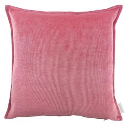 Kissenh&uuml;lle Apelt "Tahoe", pink, B:46cm L:46cm, Polyester, Obermaterial: 90% Polyester, 10% Baumwolle, Kissenbez&uuml;ge, Kissenh&uuml;lle