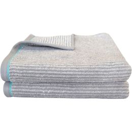 Handt&uuml;cher Dyckhoff "Panda", grau (platin), B:50cm L:100cm, Frottier, Frottier, Handt&uuml;cher, Handt&uuml;cher