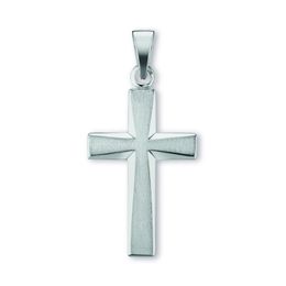 Kettenanh&auml;nger ONE ELEMENT "Kreuz Anh&auml;nger aus 925 Silber", silber, Schmuckanh&auml;nger, Damen, Silber 925 (Sterlingsilber), Kettenanh&auml;nger
