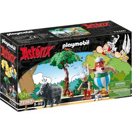 Konstruktions-Spielset Playmobil "Wildschweinjagd (71160), Asterix", bunt, Spielbausteine, Kinder, Kunststoff, Konstruktions-Spielset, Made in Europe