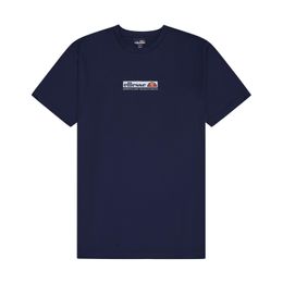 T-Shirt Ellesse, Herren, Gr. S, blau (navy), Obermaterial: 100% Polyester, Rundhals, Shirts T-Shirt, f&uuml;r sportliche Aktivit&auml;ten, sportlicher Stil, aus Polyester