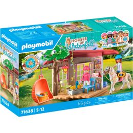 Konstruktions-Spielset Playmobil "Geheimes Clubhaus f&uuml;r Pferdefans (71638), Horses of Waterfall", bunt, Spielbausteine, Kinder, Kunststoff, Konstruktions-Spielset, Made in Europe