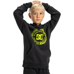 Hoodie DC Shoes "DC Corpo Raglan", Jungen, Gr. 8(125-130cm), schwarz, Obermaterial: 55% Walkfrottier, 25% Walkfrottier, 20% Microfaser;, Sweatshirts Hoodie