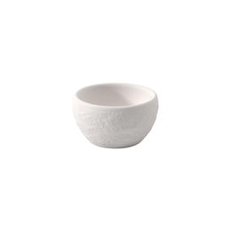 Villeroy & Boch Eierbecher VILLEROY & BOCH "Eierbecher Manufacture Rock Blanc &oslash; 4,8 cm wei&szlig;", wei&szlig;, Porzellan, Eierbecher, Eierbecher